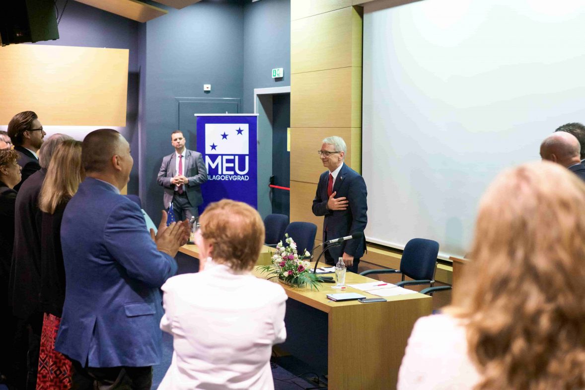 Prime Minister of Bulgaria Nikolai Denkov visits AUBG - AUBG