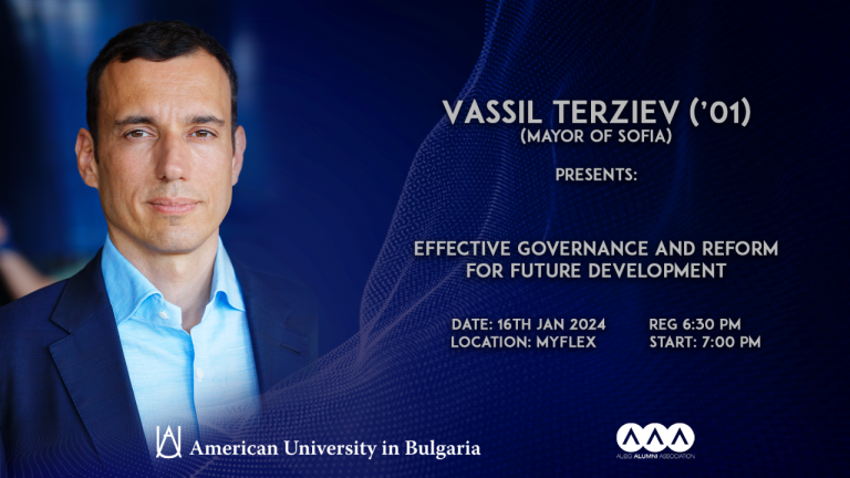 Mayor of Sofia Vassil Terziev ('01) on Effective Government and Reform ...