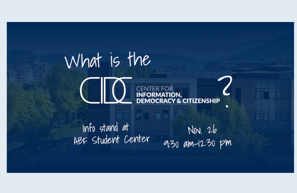CIDC Info Stand - AUBG