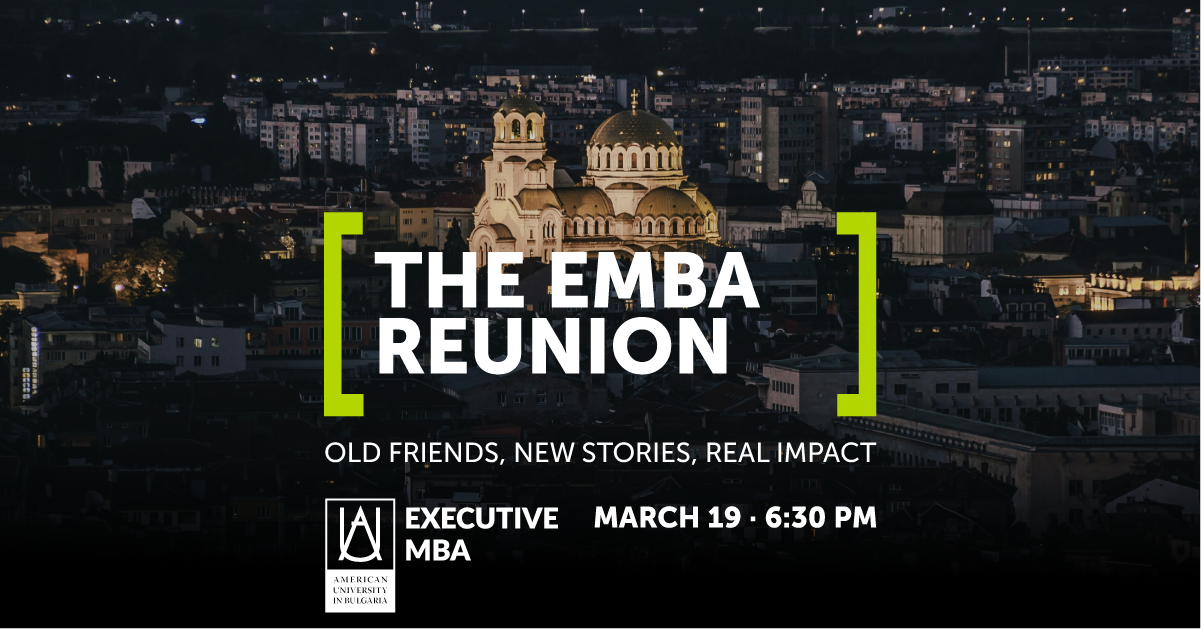 The EMBA Reunion - AUBG